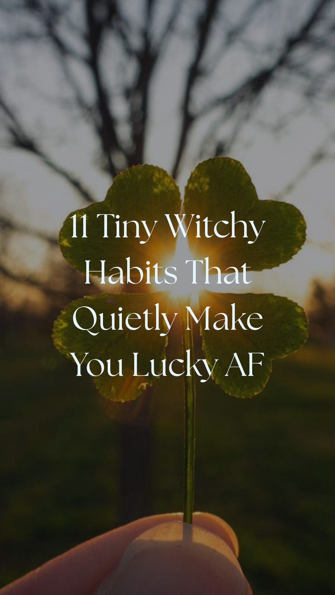 11 Tiny Witchy Habits That Quietly Make You Lucky AF – THE LOVE WITCH ...